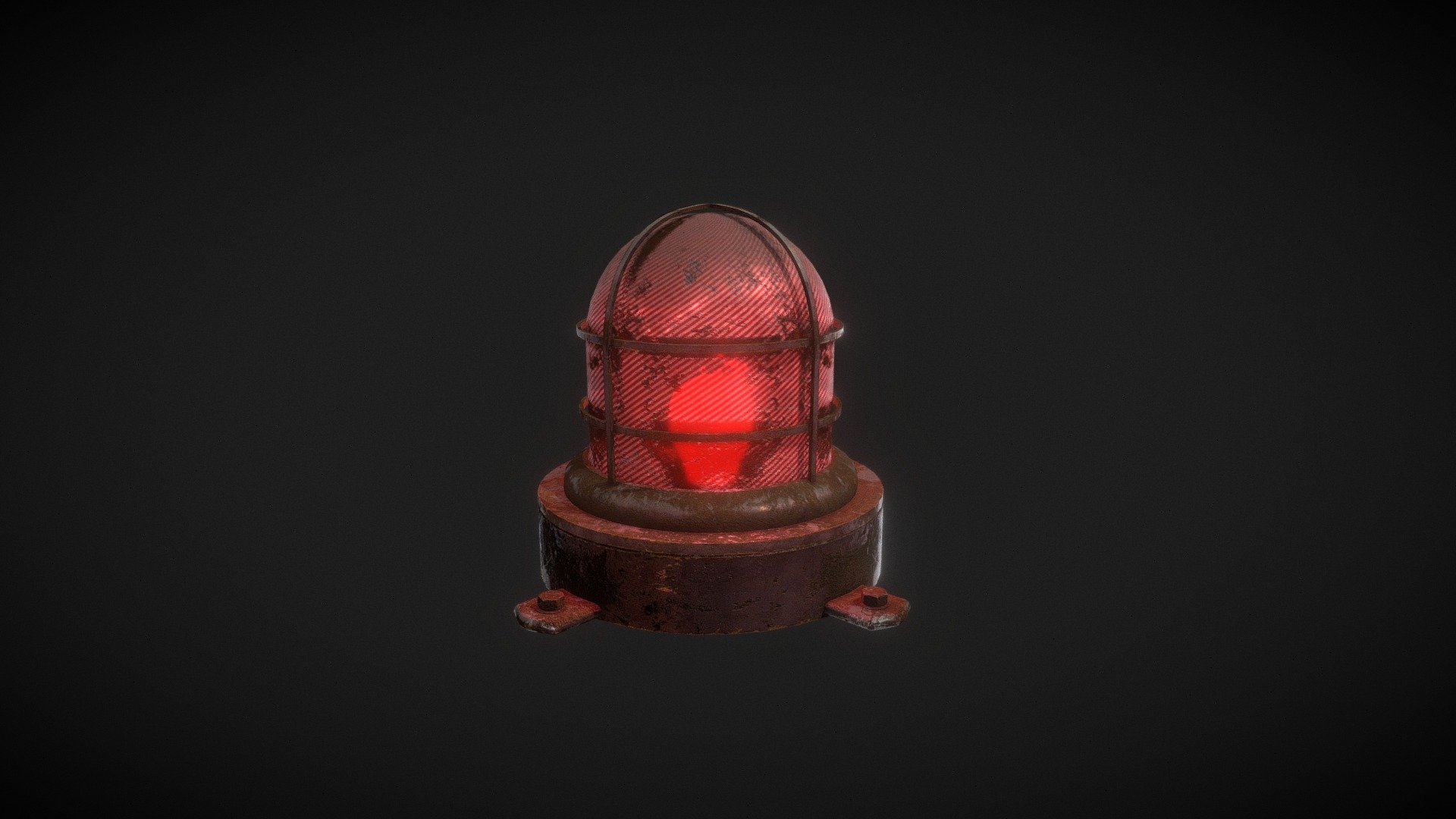 Old Bunker Warning Light - Buy Royalty Free 3D model by leonidas10009 ...
