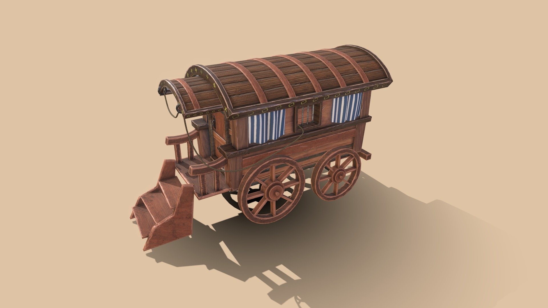 Cart - 3D model by Dakota (@koterboat) [e042b6c] - Sketchfab