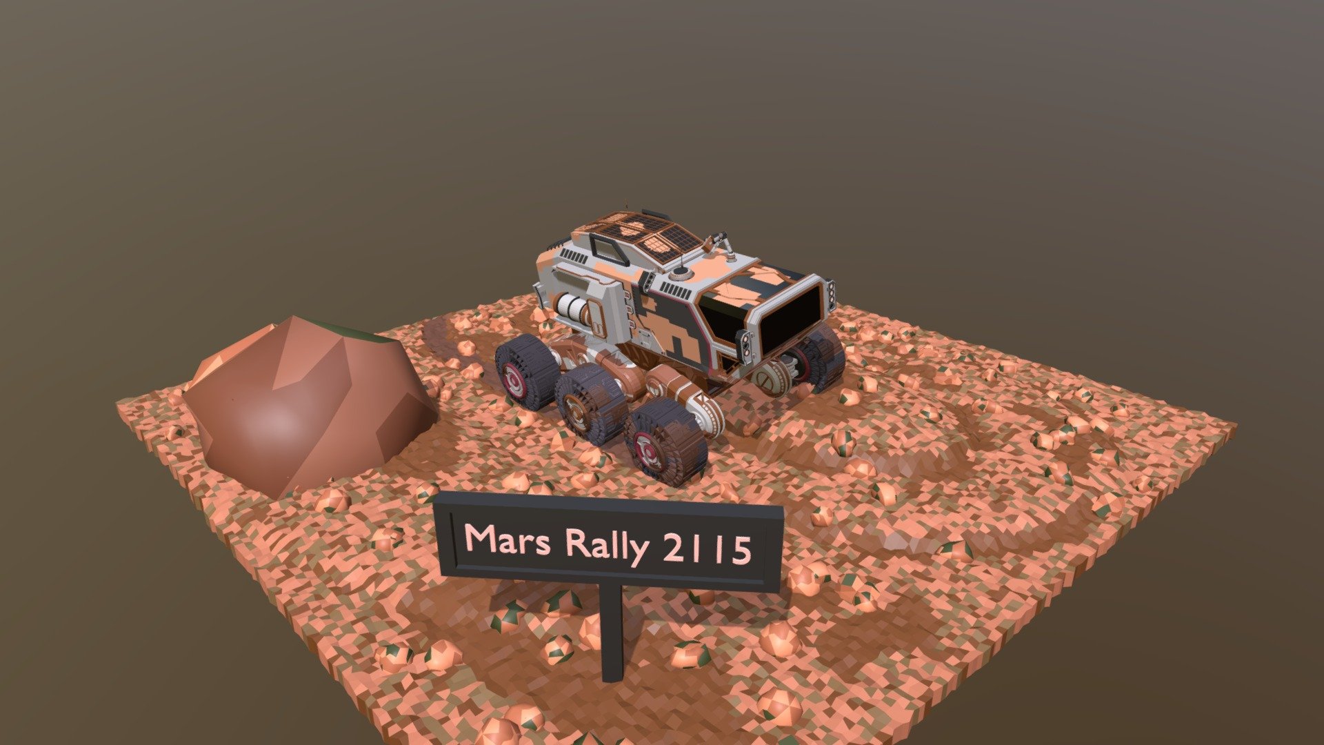 Rover worn - Download Free 3D model by M8ZA [e043531] - Sketchfab