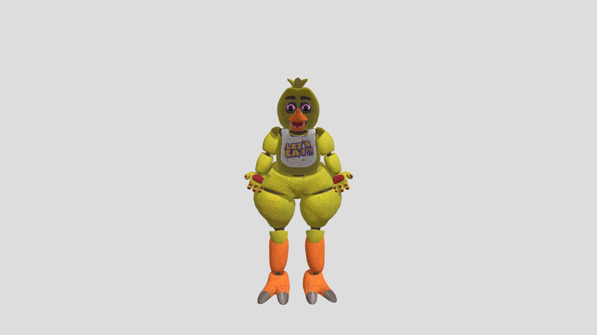 Commission Chamoy20 Chica Thicc 2 - 3D model by Autistic-Badass-With ...