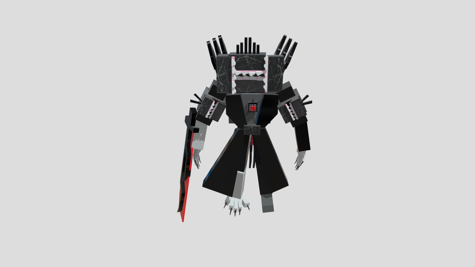 Zombie Titan Tv Man Monsterup - Download Free 3D model by Ansh Rawat ...