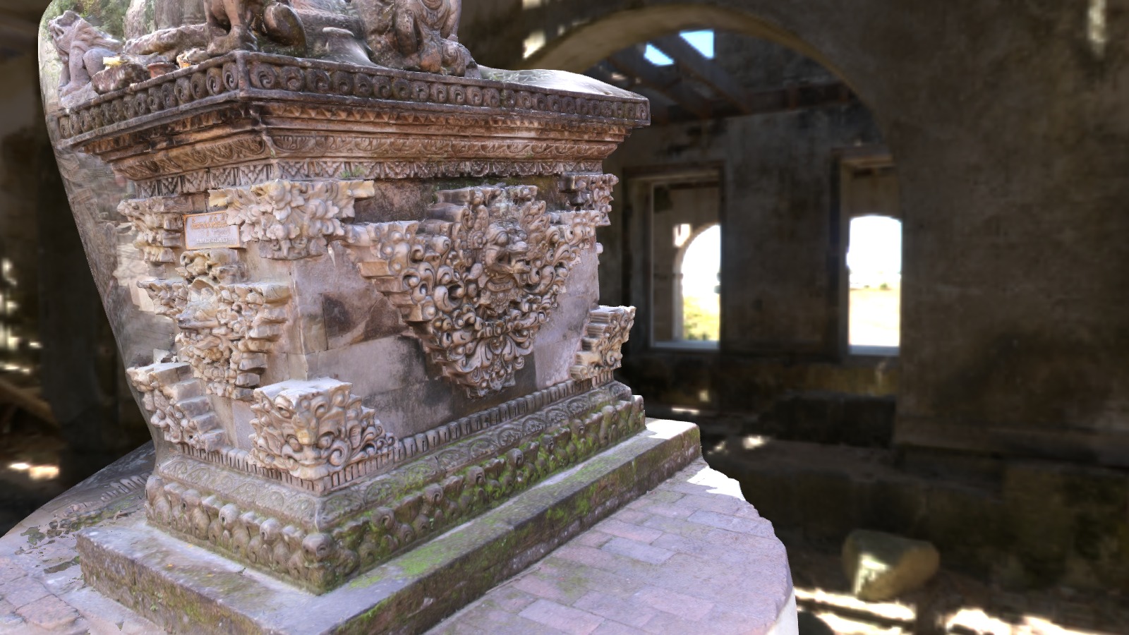Bali Temple Stone sculpture - 3D model by joshvanzuylen [e045f26 ...