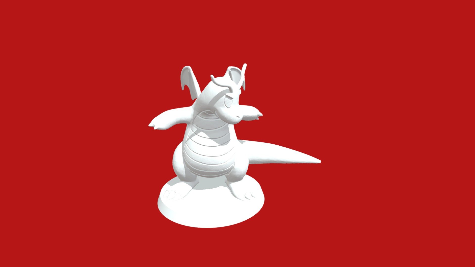 Dragonite_based 2 - 3D model by carlossteven [e047cf8] - Sketchfab