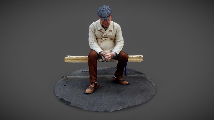 Sitting-man 3D models - Sketchfab