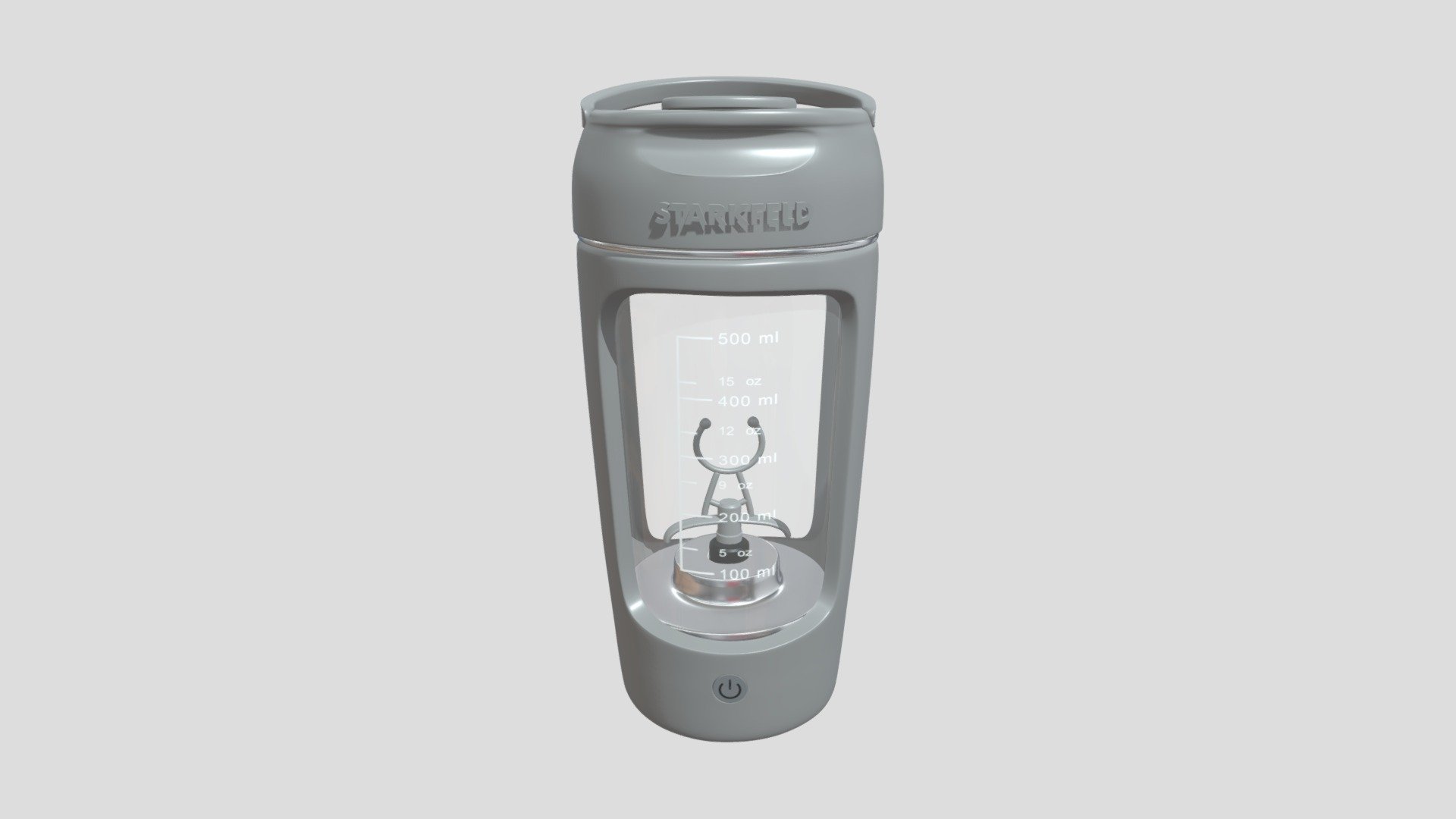 Shaker V3 Grey - 3D model by harshaldhy [e048826] - Sketchfab