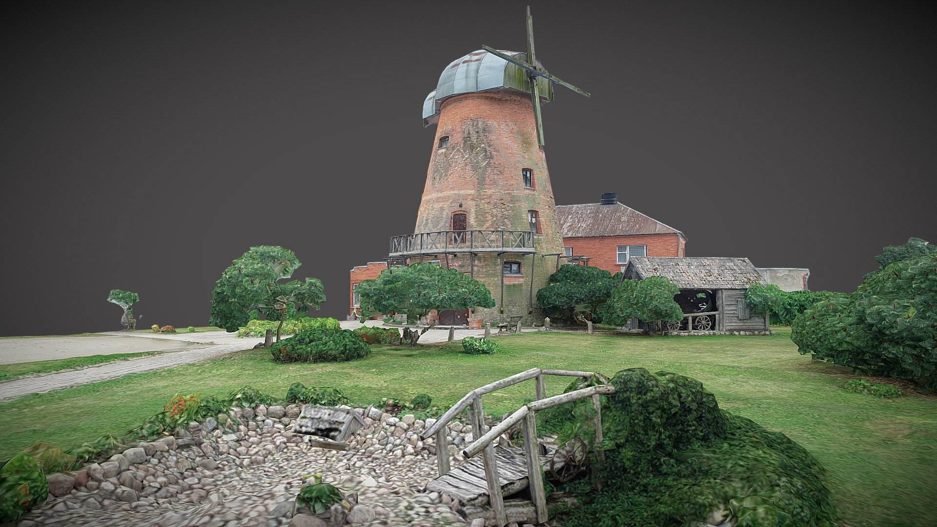 Vaškai windmill - 3D model by Saulius.Zaura [e049b2a] - Sketchfab