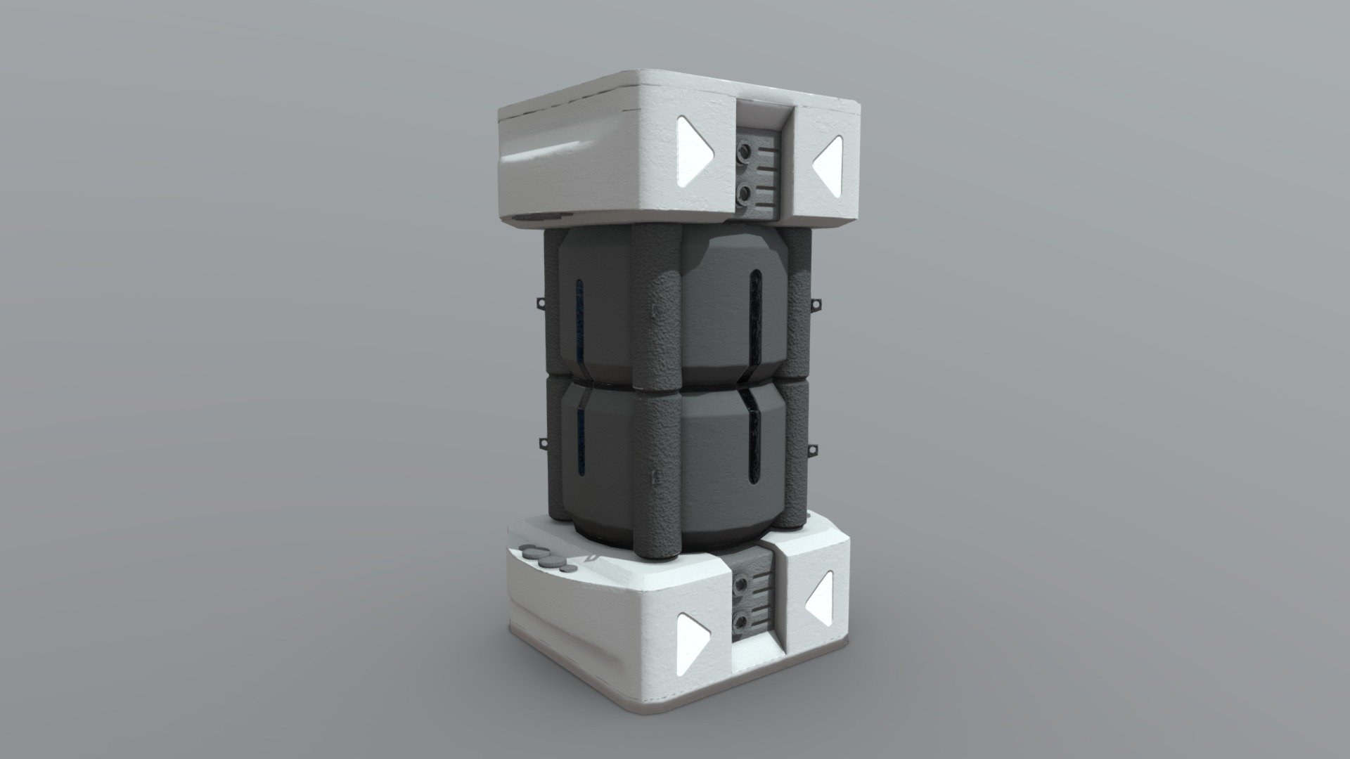 Silo Game Asset - 3D model by danslater [e04aa45] - Sketchfab