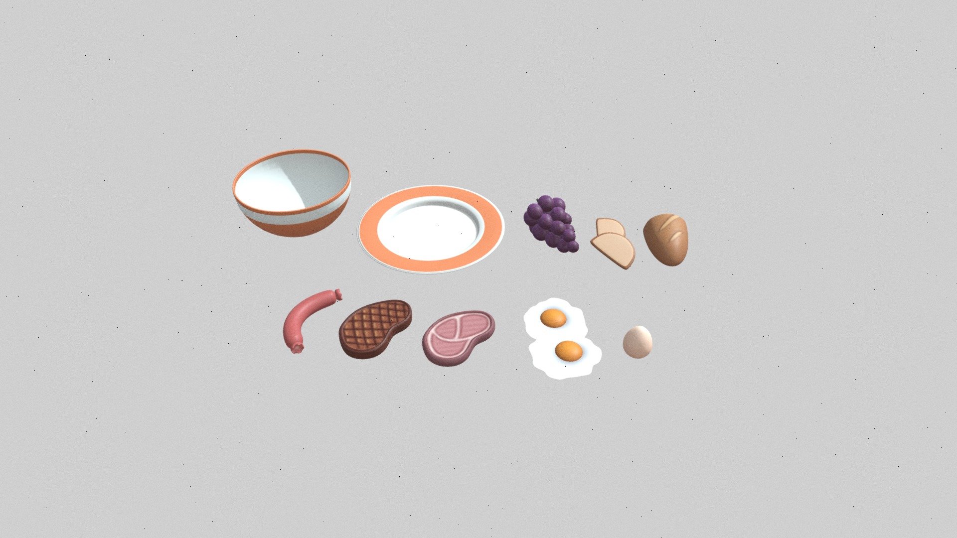 Kitchen assets #1 - 3D model by yellyvi [e04b31e] - Sketchfab