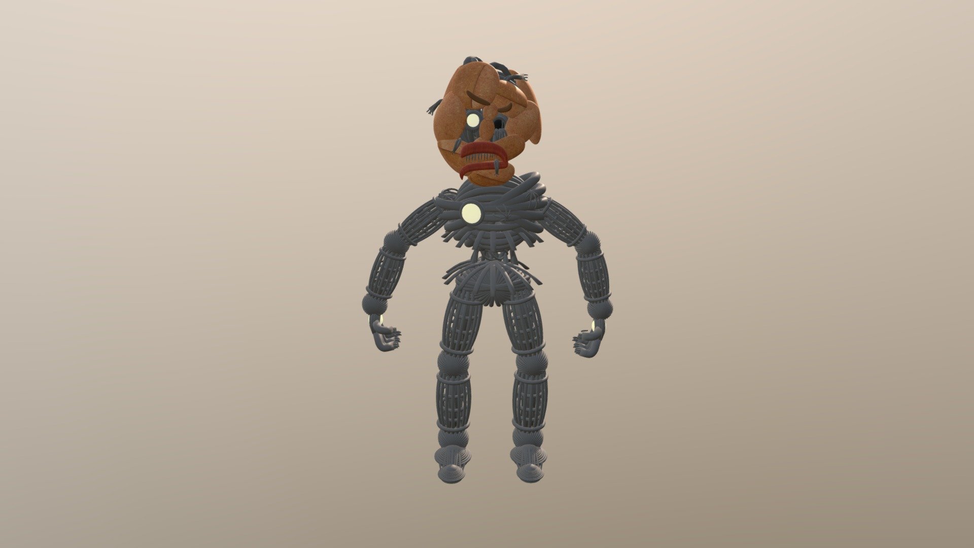 Molten Baldi - 3D model by AdaminationYT [e04b499] - Sketchfab