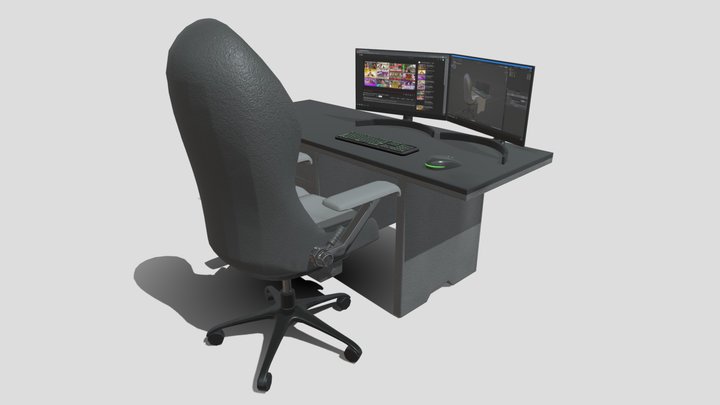Work-office 3D models - Sketchfab