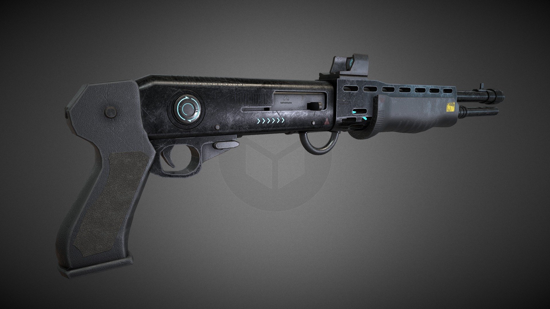Shotgun Cyberpunk - Buy Royalty Free 3D model by Giuliano Bianco ...