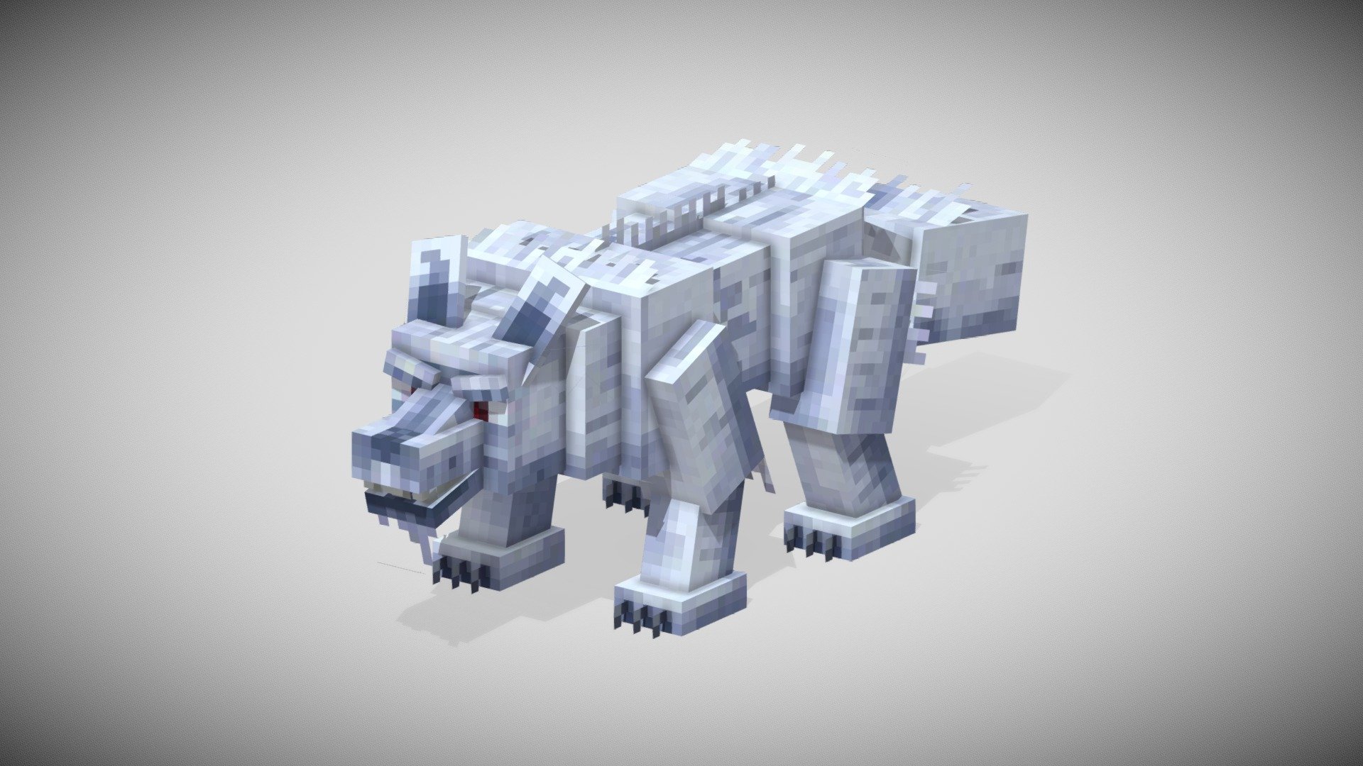 Wolf - 3D model by seancreatif1 [e04cd89] - Sketchfab
