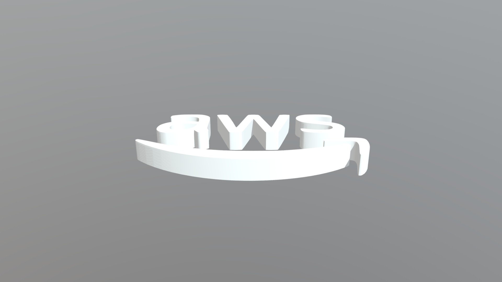 AWS Logo - 3D model by team3dprinting [e04ce4d] - Sketchfab