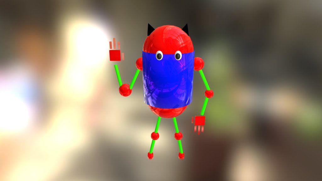 Simple Model (Robot) - Download Free 3D model by thetwomuse [e04d3f2 ...