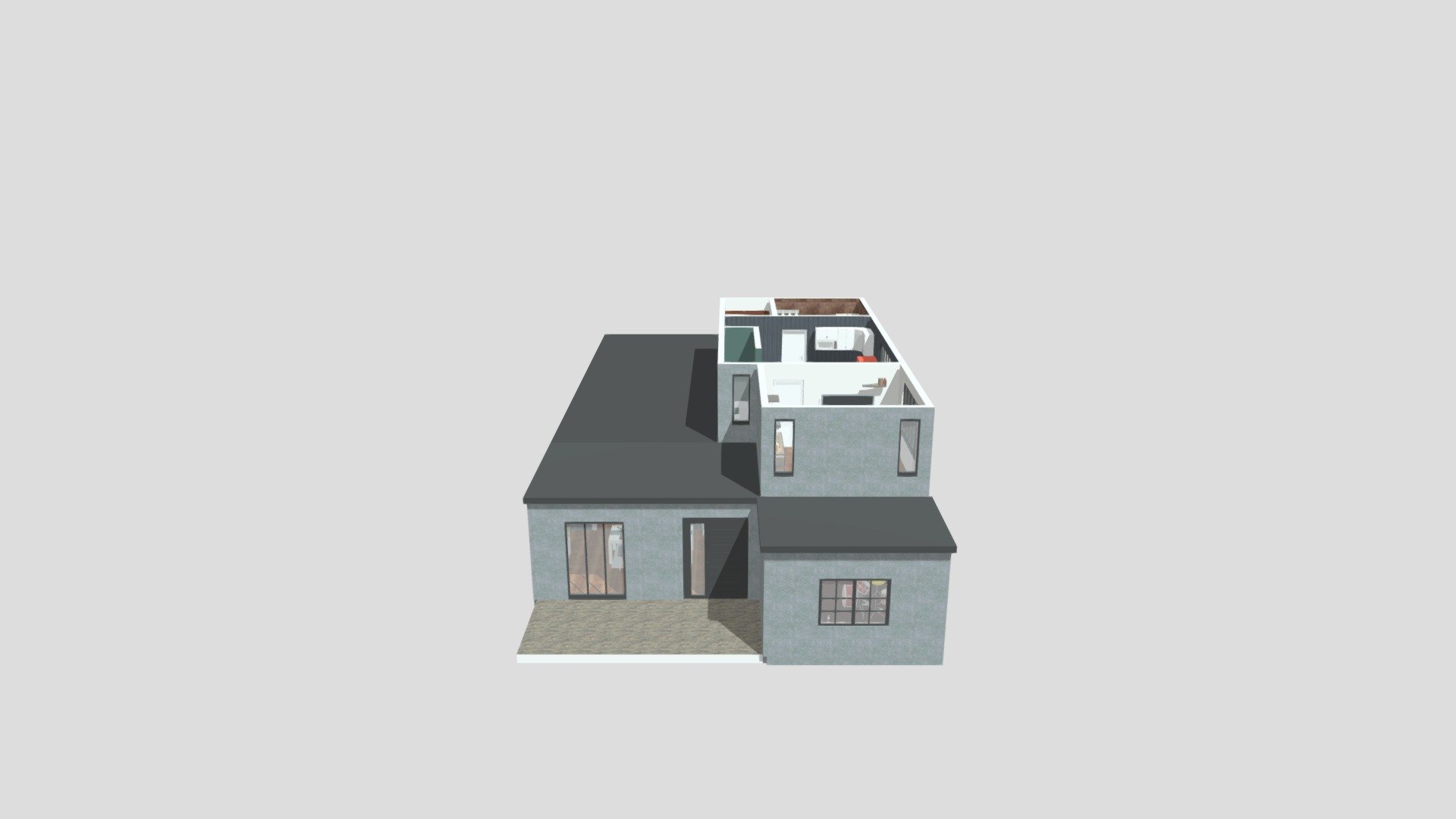 Small cottage - Download Free 3D model by Home Design 3D (@homedesign3d ...