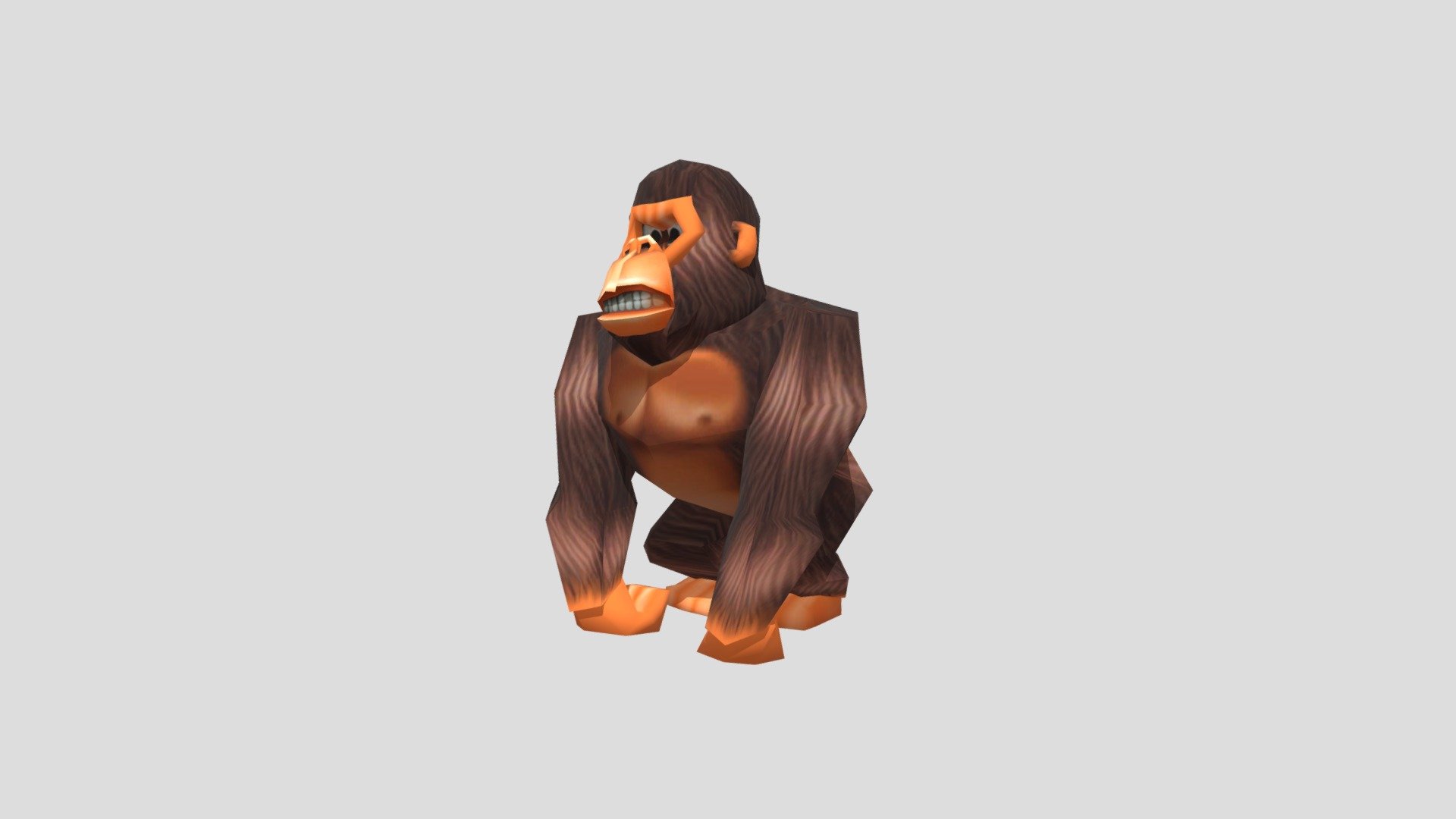 Gorilla from Chicken Gun - Download Free 3D model by kreyt8042 [e04e9a1] - Sketchfab
