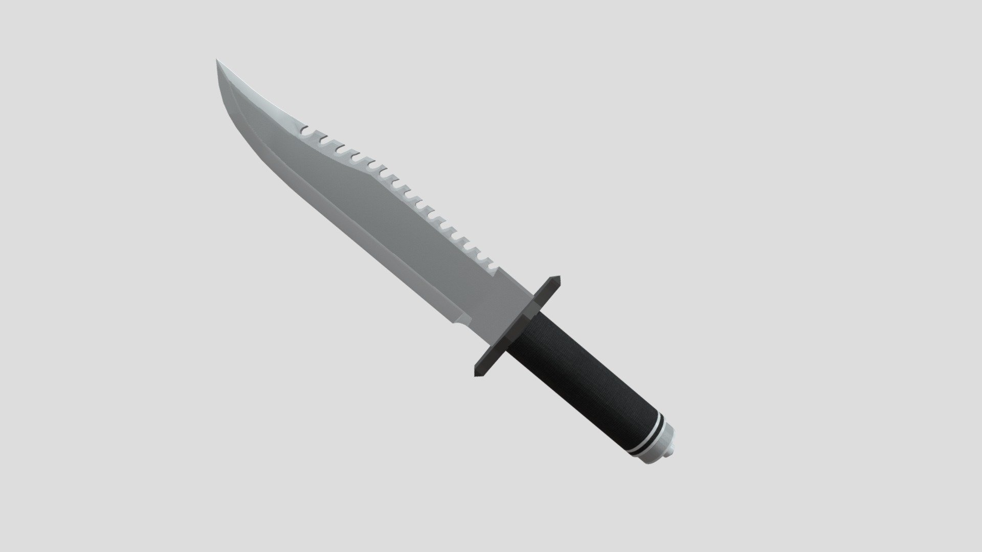 Rambo knife - 3D model by anton5y (@antonblue121) [e04f590] - Sketchfab