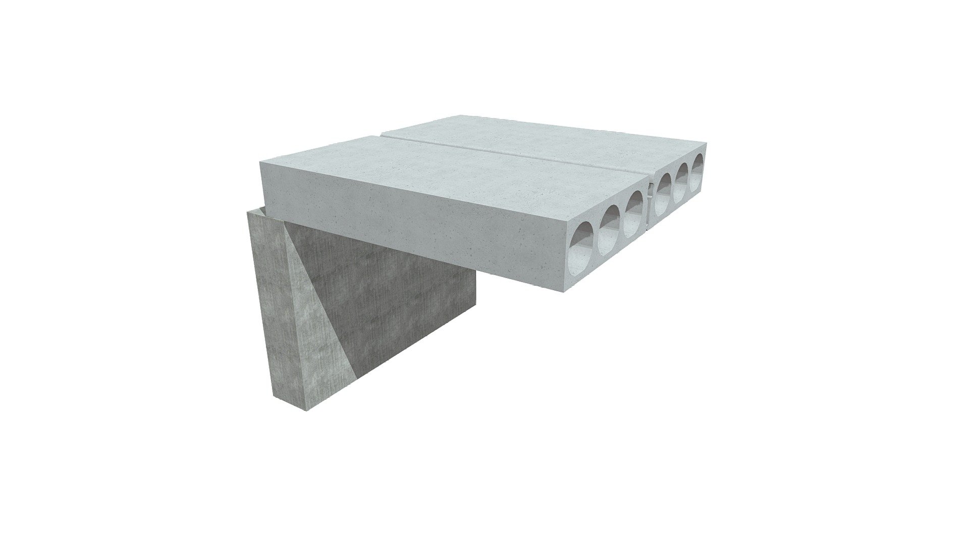 Plank on CIP - 3D model by Fabcon Precast (@fabcon) [e051608] - Sketchfab