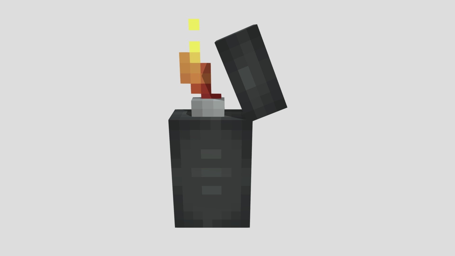 Lighter - 3D model by Cho0ii [e0529f9] - Sketchfab
