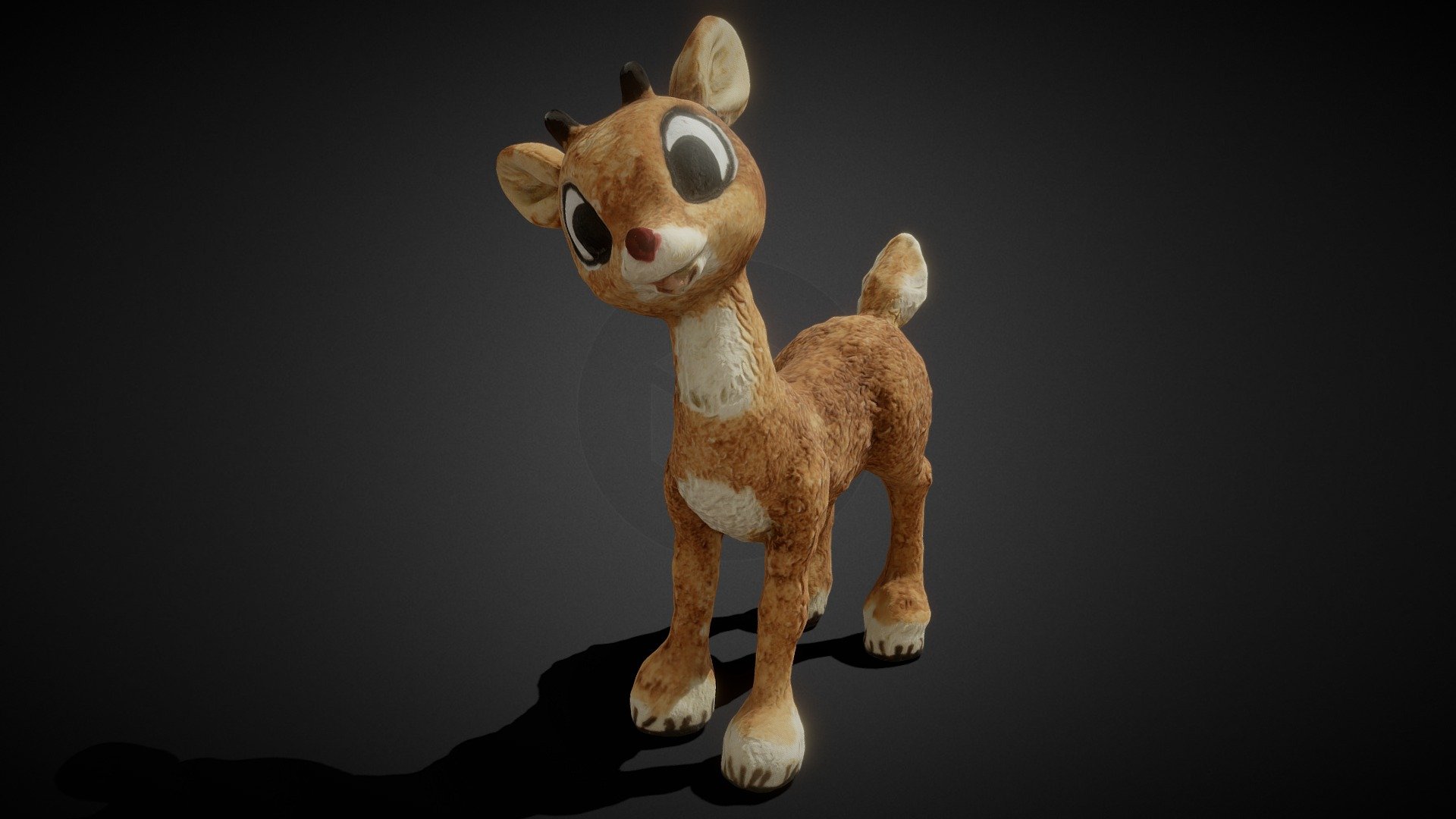Rudolph The Red Nose Reindeer Ornament - Download Free 3D model by JPDV ...