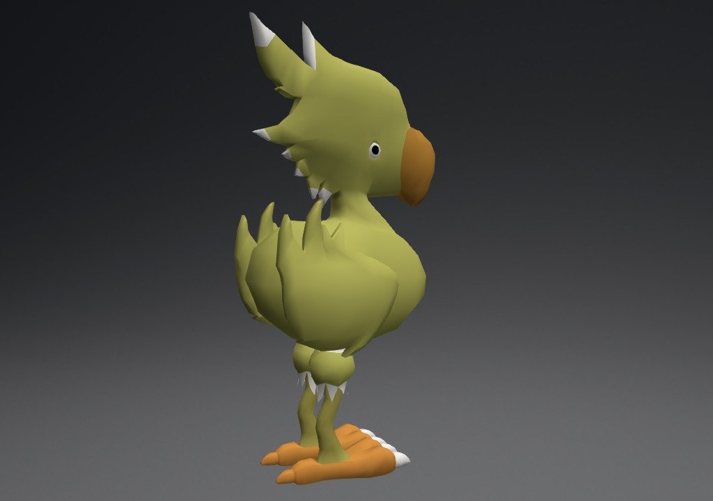 Chocobo - 3D model by CROW (@scuervo77) [e0541be] - Sketchfab