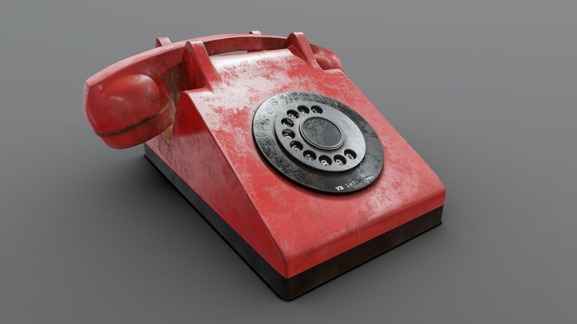 Retro Phone - 3D model by Thalestr [e054989] - Sketchfab