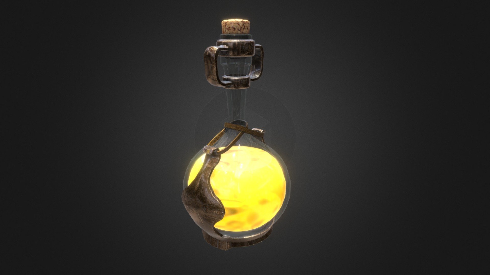Potion Stamina Elixir (game ready asset) - Download Free 3D model by ...