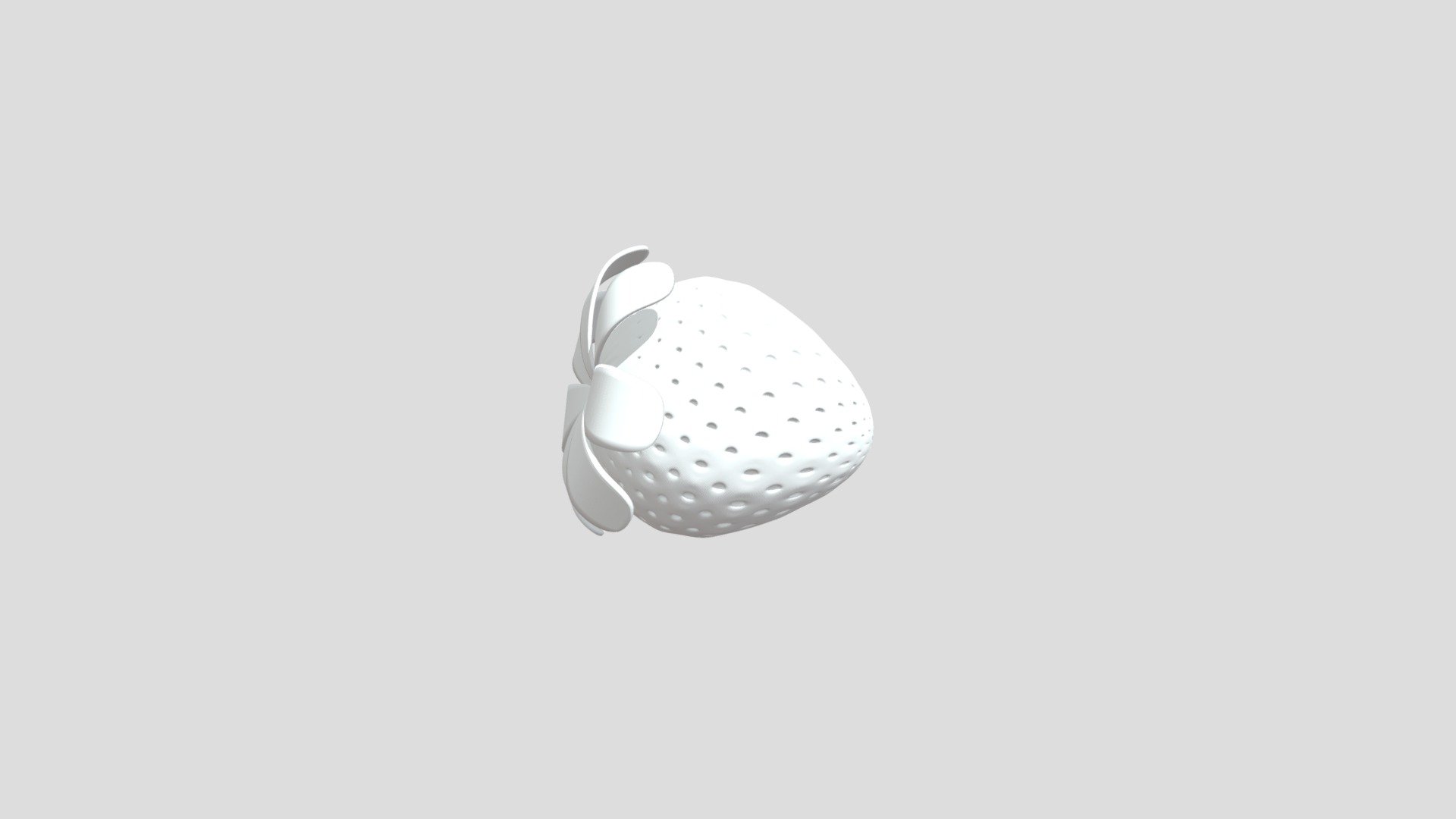 Strawberry - 3D model by bayenes [e055511] - Sketchfab