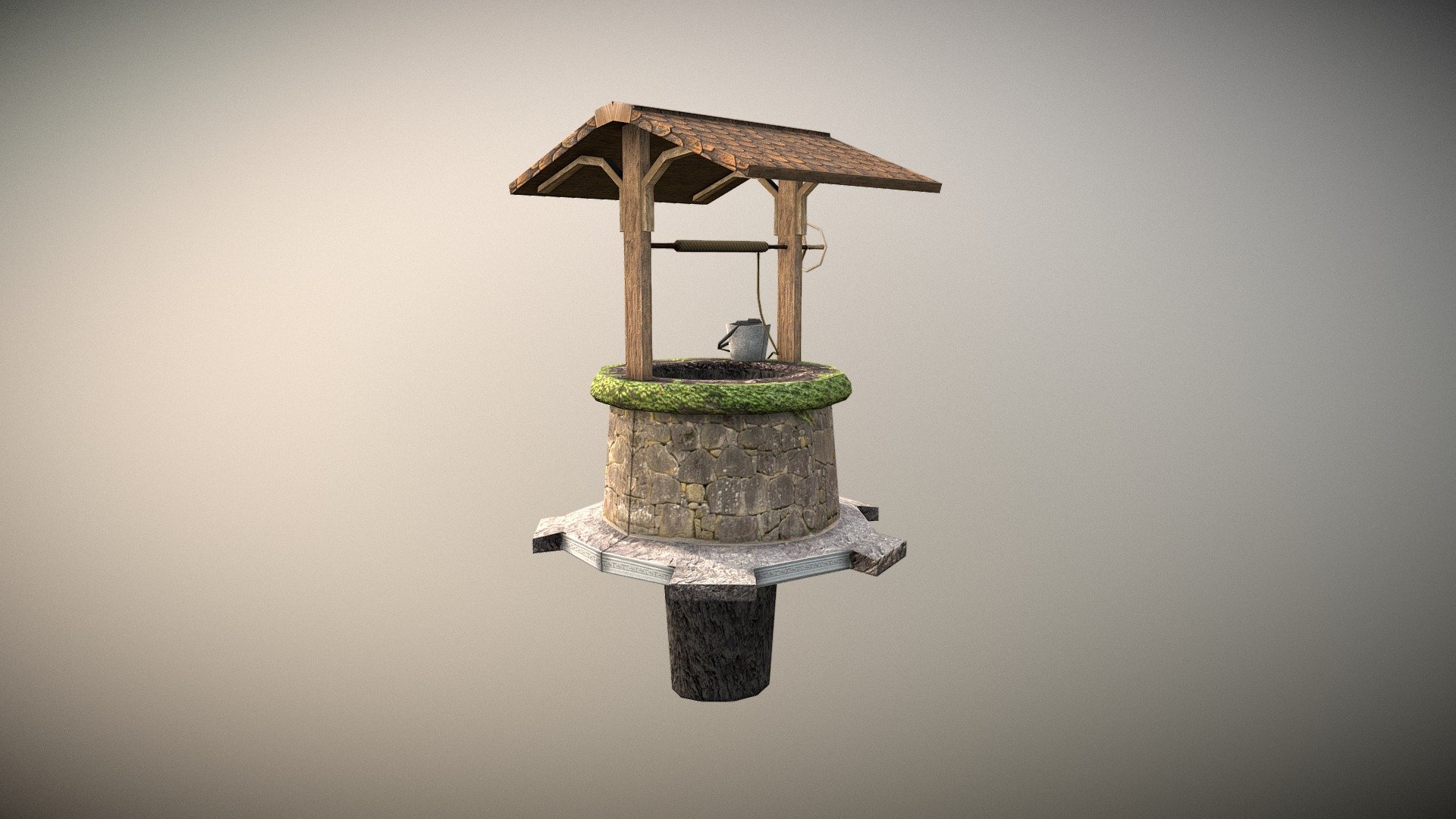 Low-Poly Water Well - 3D model by Armendariz22 [e056d46] - Sketchfab