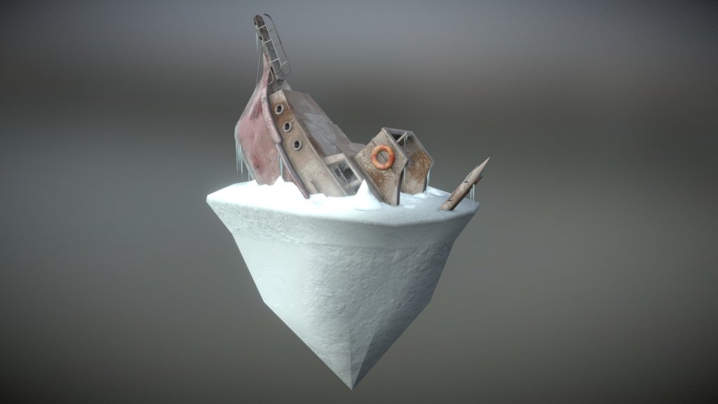 Low Poly Arctic Shipwreck - 3D model by Ninja_Fish (@ninjafish ...