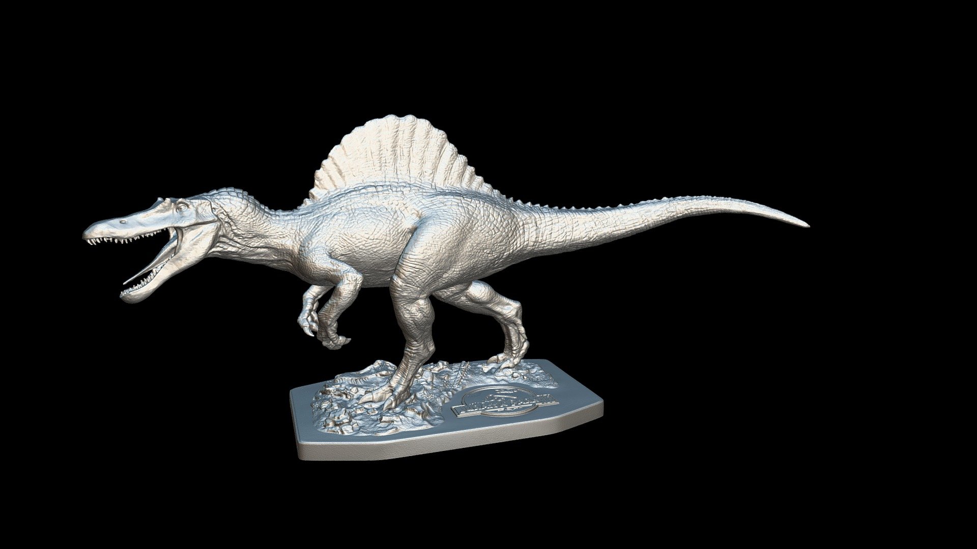 Spinosaurus 3D Model in high polygon - 3D model by Thunk3D [e05822d ...