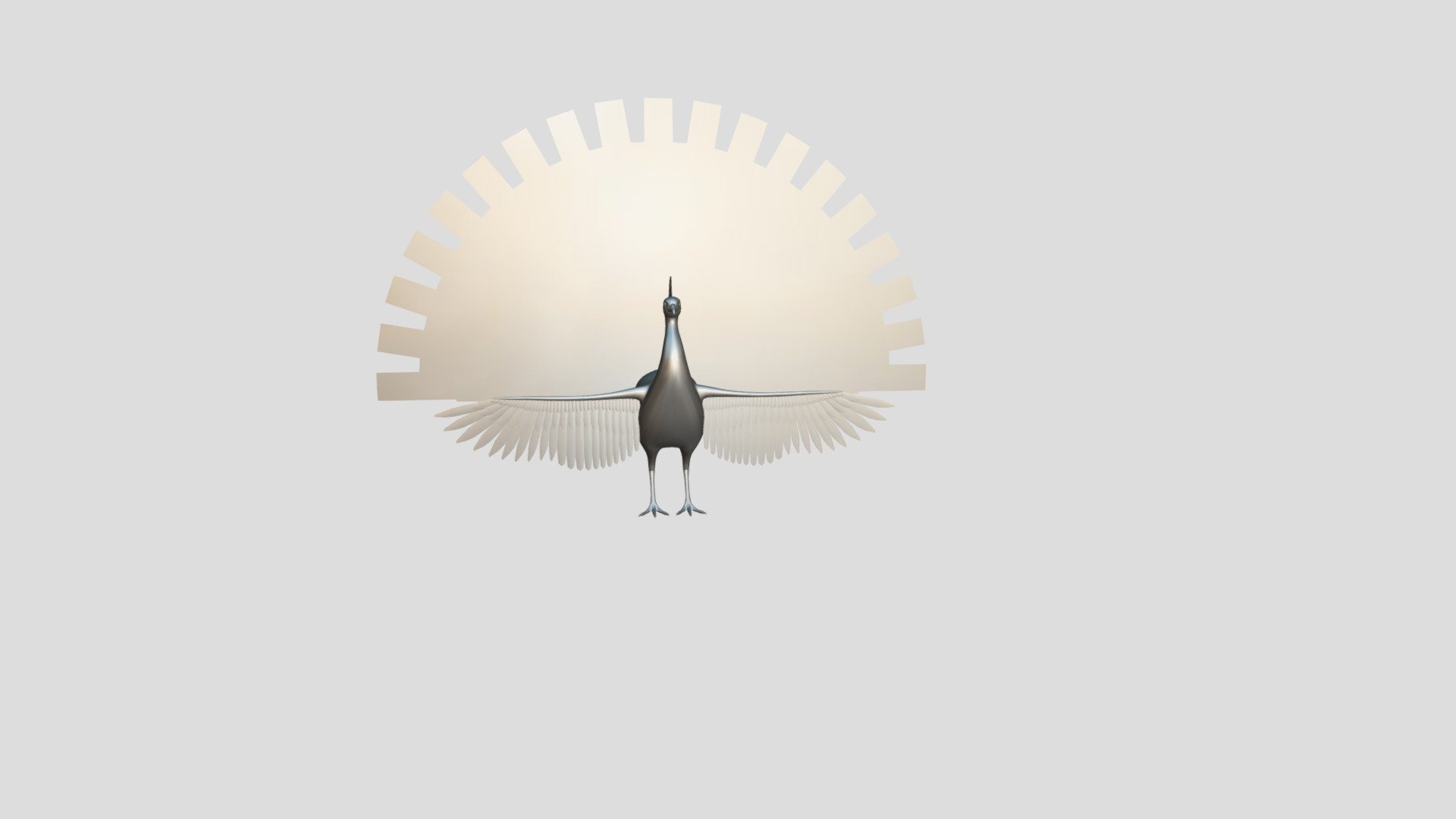 peacock - 3D model by alienverseeeeee [e058920] - Sketchfab