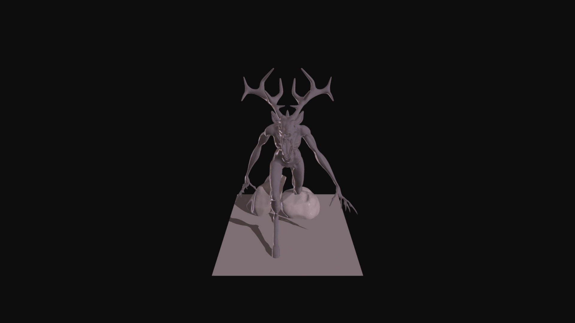 Wendigo - 3D model by Zoiewolf [e0589f4] - Sketchfab