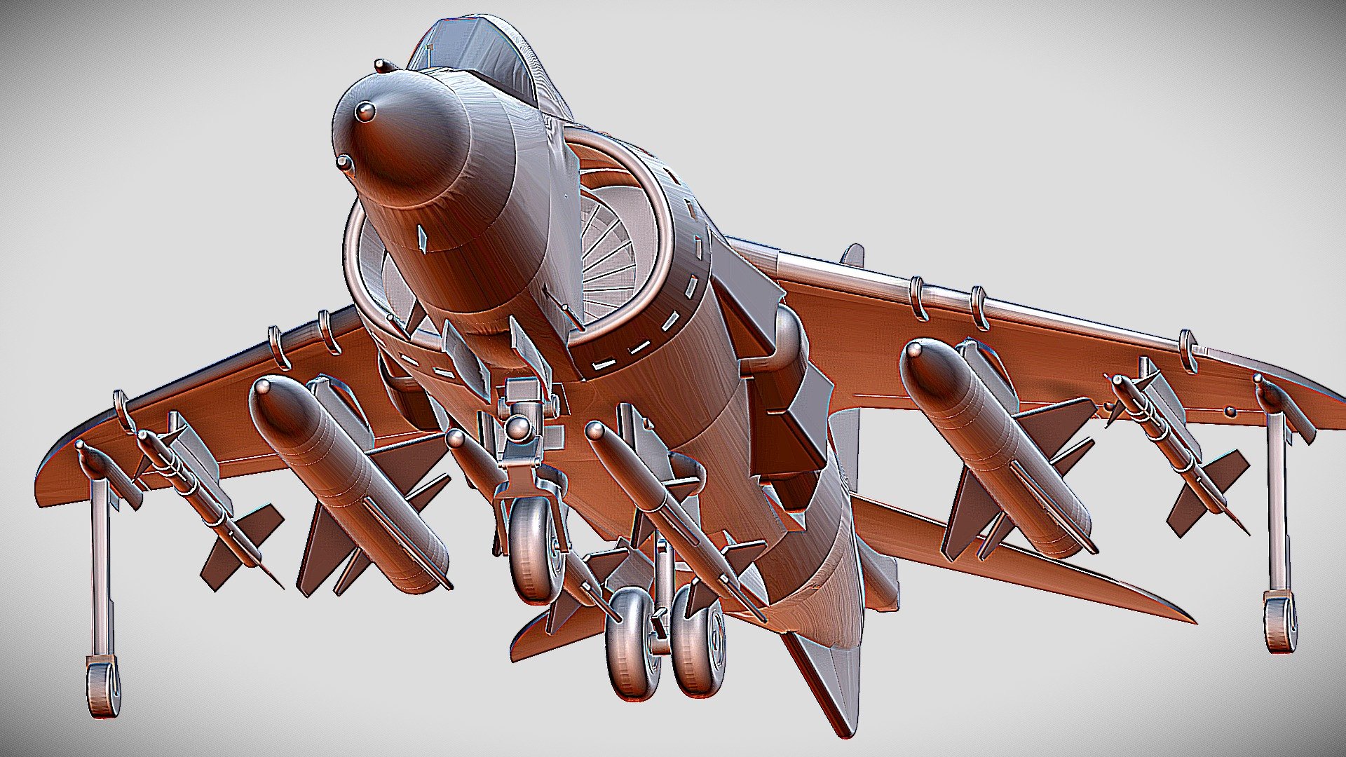 AV-8B Harrier - Buy Royalty Free 3D model by SilliconValleyPilot ...