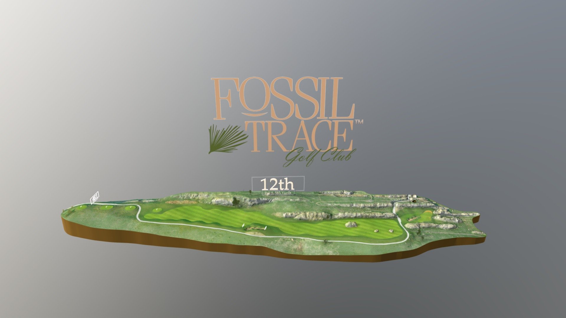 Fossil Trace 12th Hole - 3D model by par3Dmedia [e05c25b] - Sketchfab