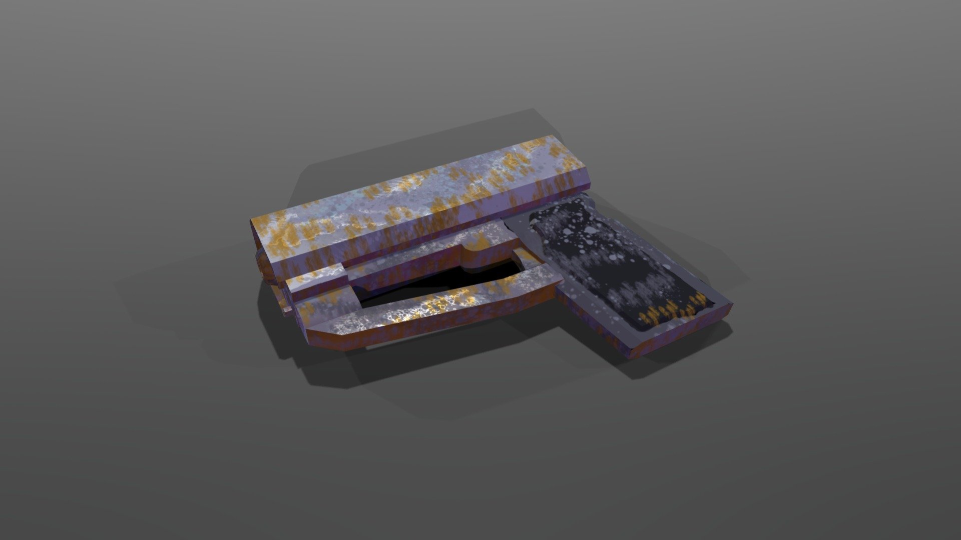Rusted Gun - Download Free 3D model by ree_boy [e05da38] - Sketchfab