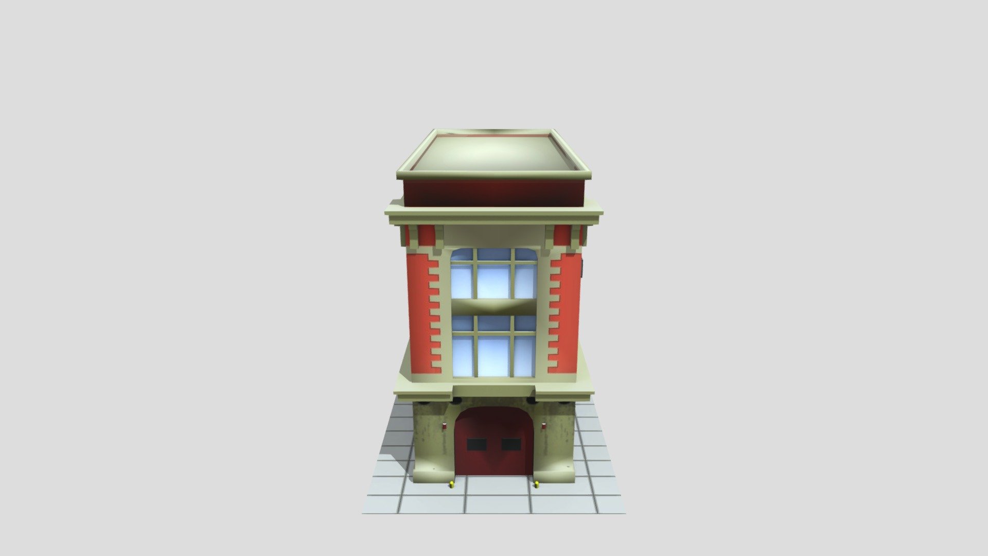 Ghostbusters Firehouse - 3D model by Morganhellsing [e05df18] - Sketchfab