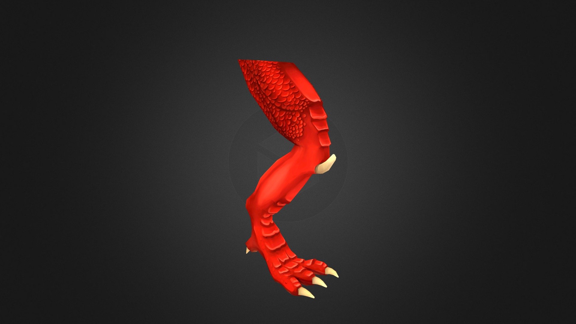 Dragon Leg 3D Model By ScarlettEllis e062205 Sketchfab