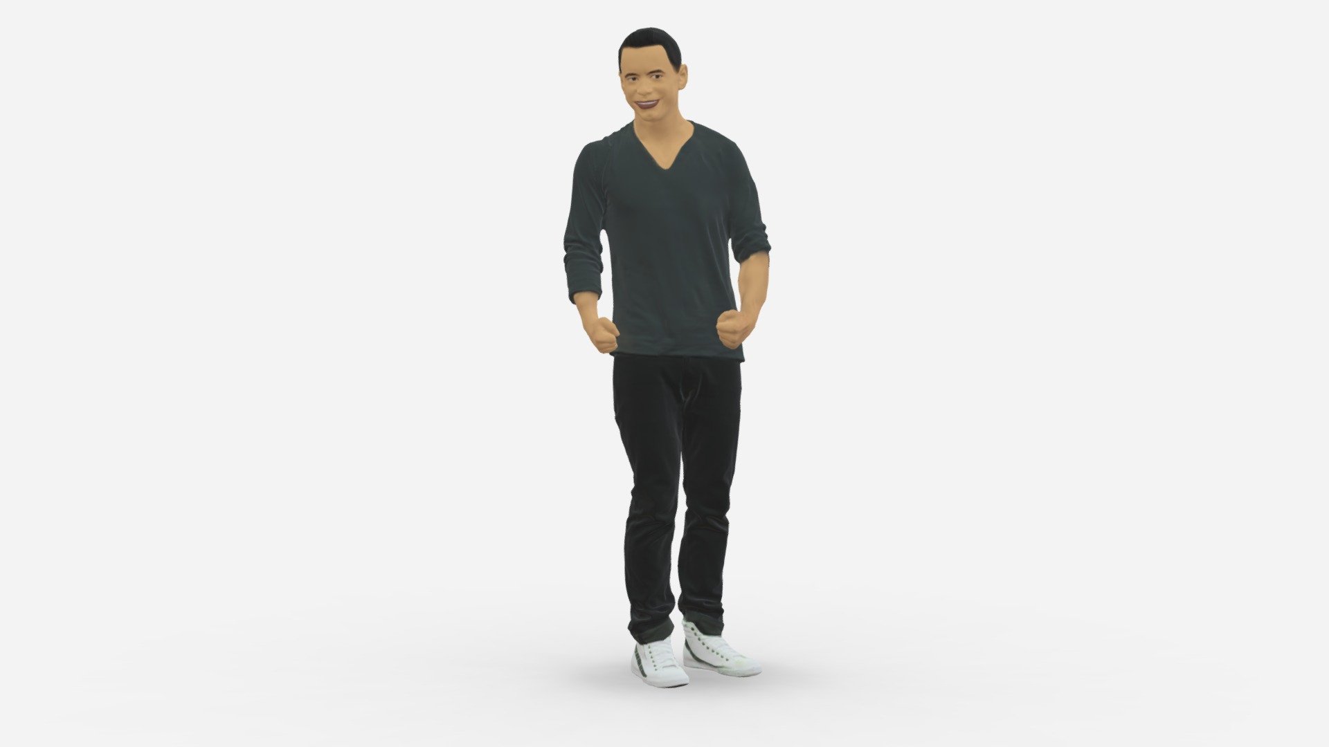 Man In Gray T-shirt 0335 - Buy Royalty Free 3D model by 3DFarm [e0637a3 ...