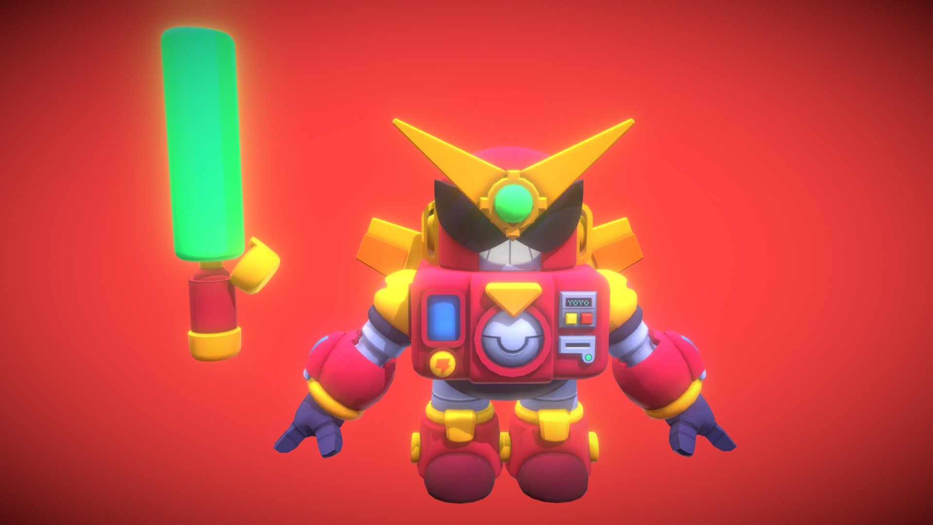Surge t-pose Brawl Stars - Download Free 3D model by shertiku [e063a46] - Sketchfab