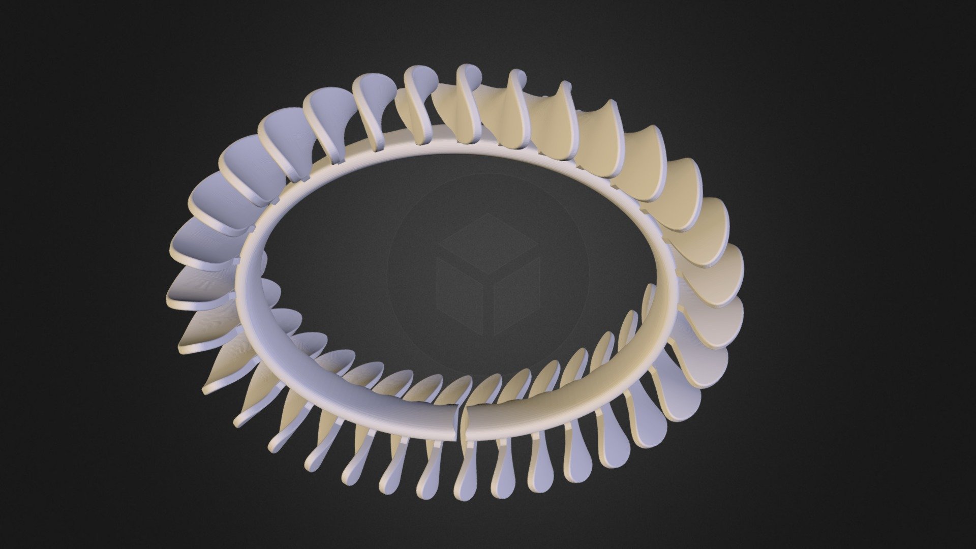 Duo armband (Created by Peggy Bannenberg) - 3D model by 3dPlaza ...