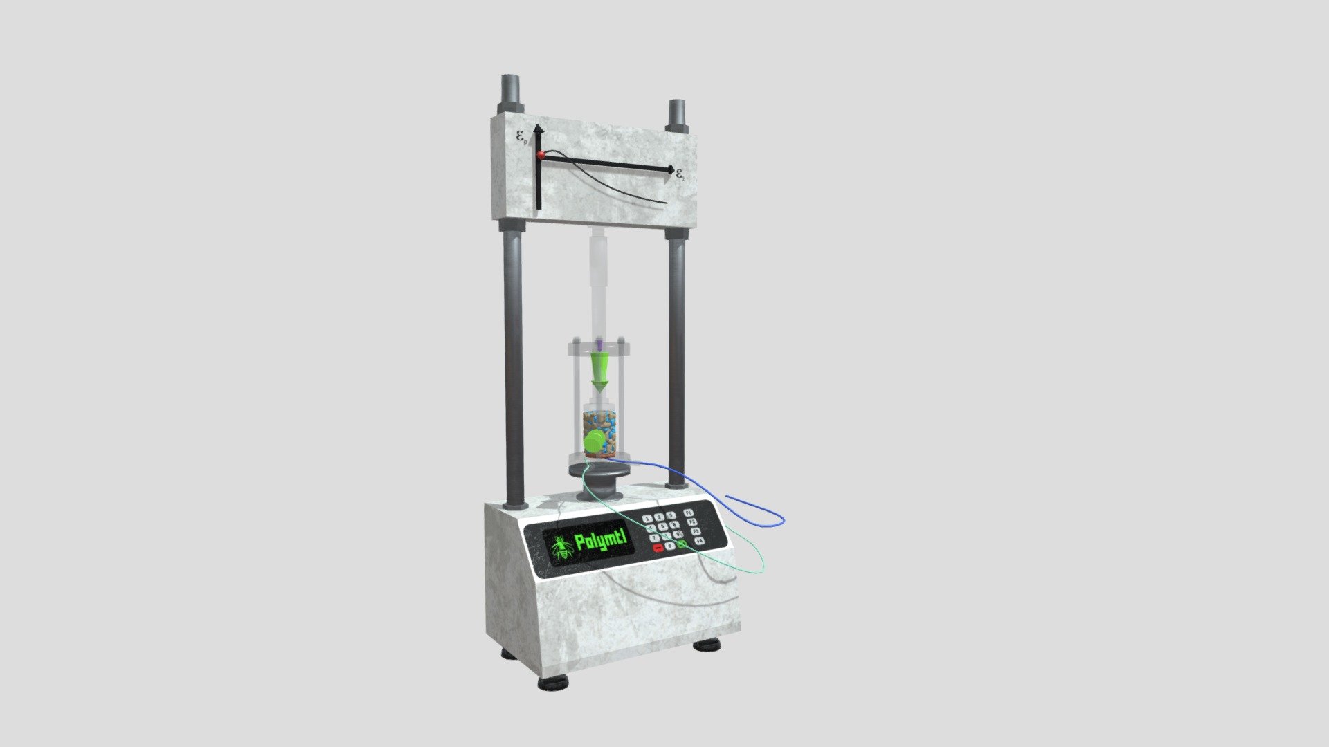 Triaxial test - CD Loading - Download Free 3D model by SIGlab_poly ...