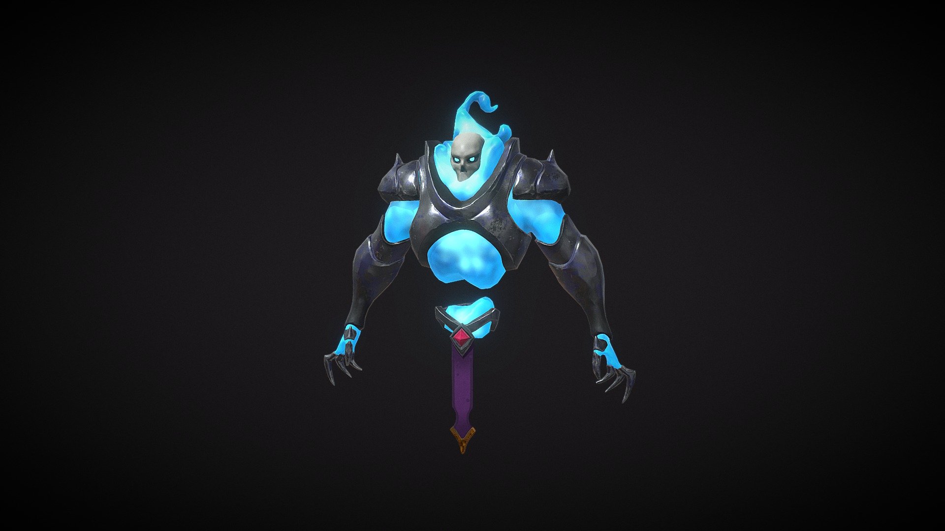 Ice Skeleton Warrior - 3D model by dasha_kur [e0660be] - Sketchfab