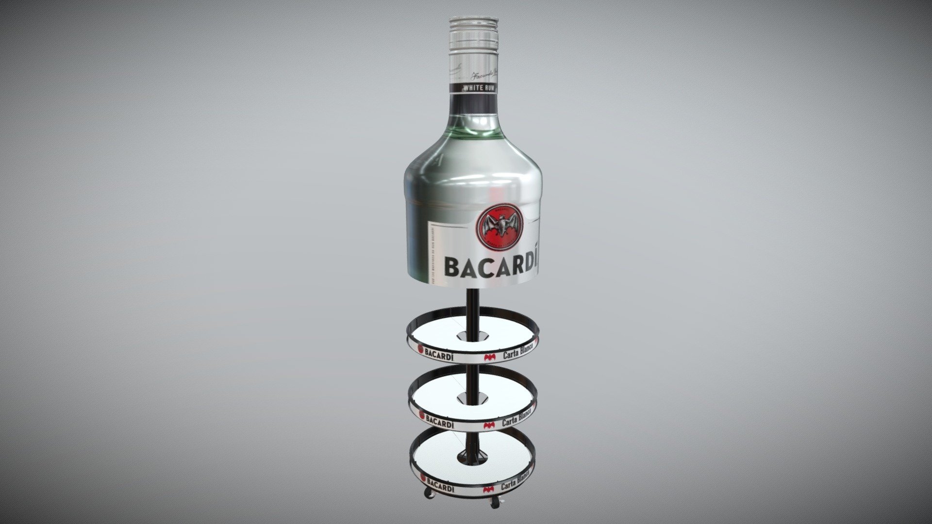 Display Bacardi - 3D model by Ever Roa (@everroa) [e06716b] - Sketchfab