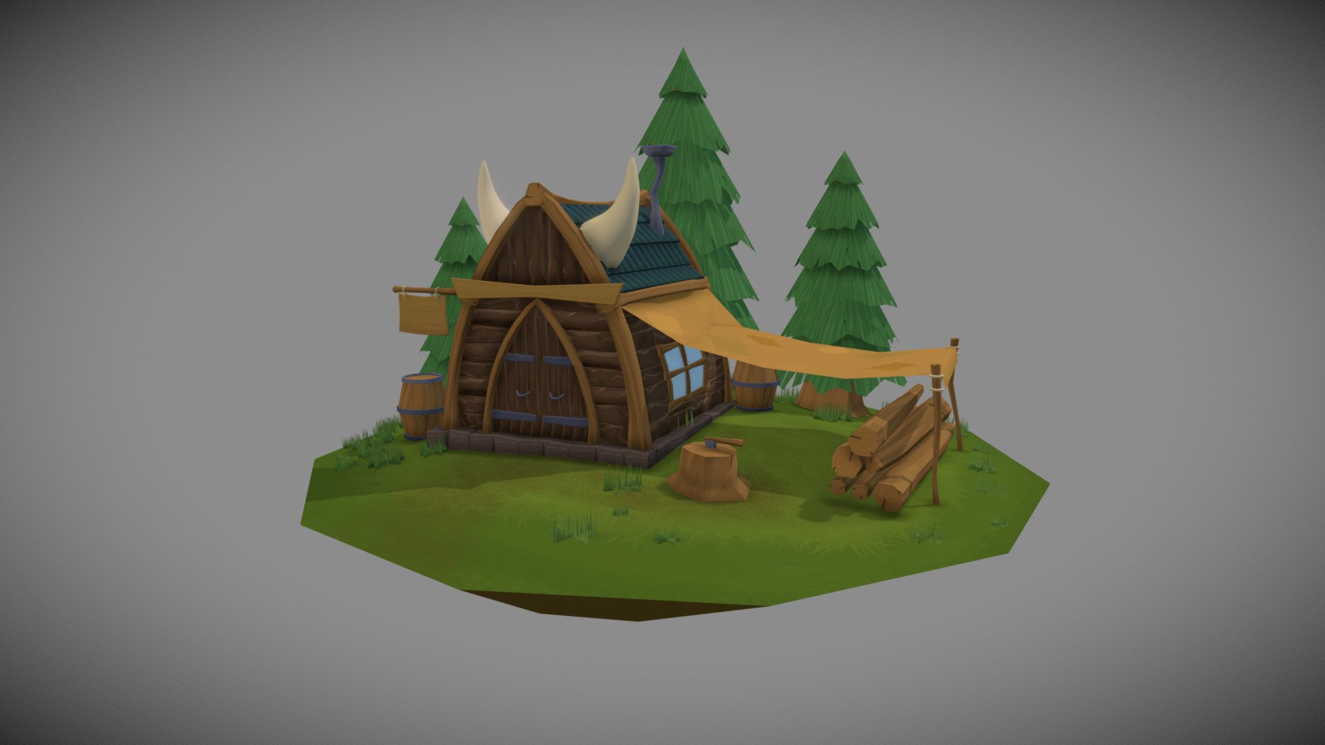 Unath, the viking lumberjack. - 3D model by Pieter "Stickie" De ...