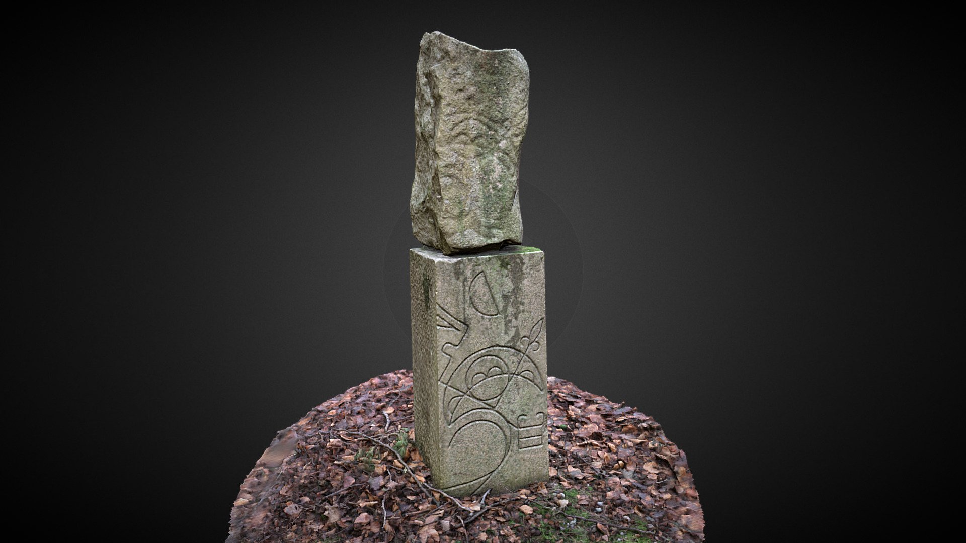 Park House Pictish Symbol Stone, Aberdeenshire - Download Free 3D model ...
