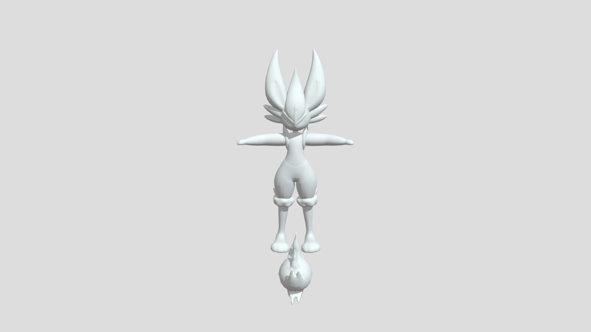 Cinderace - Download Free 3D model by LunaEagle [e06b429] - Sketchfab