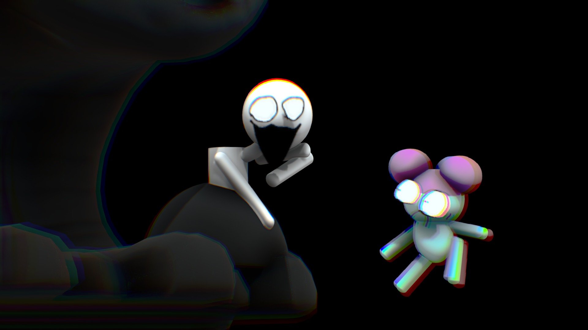 Pibby being Chased by a Glitched Guy - 3D model by BaldiBaldimore ...