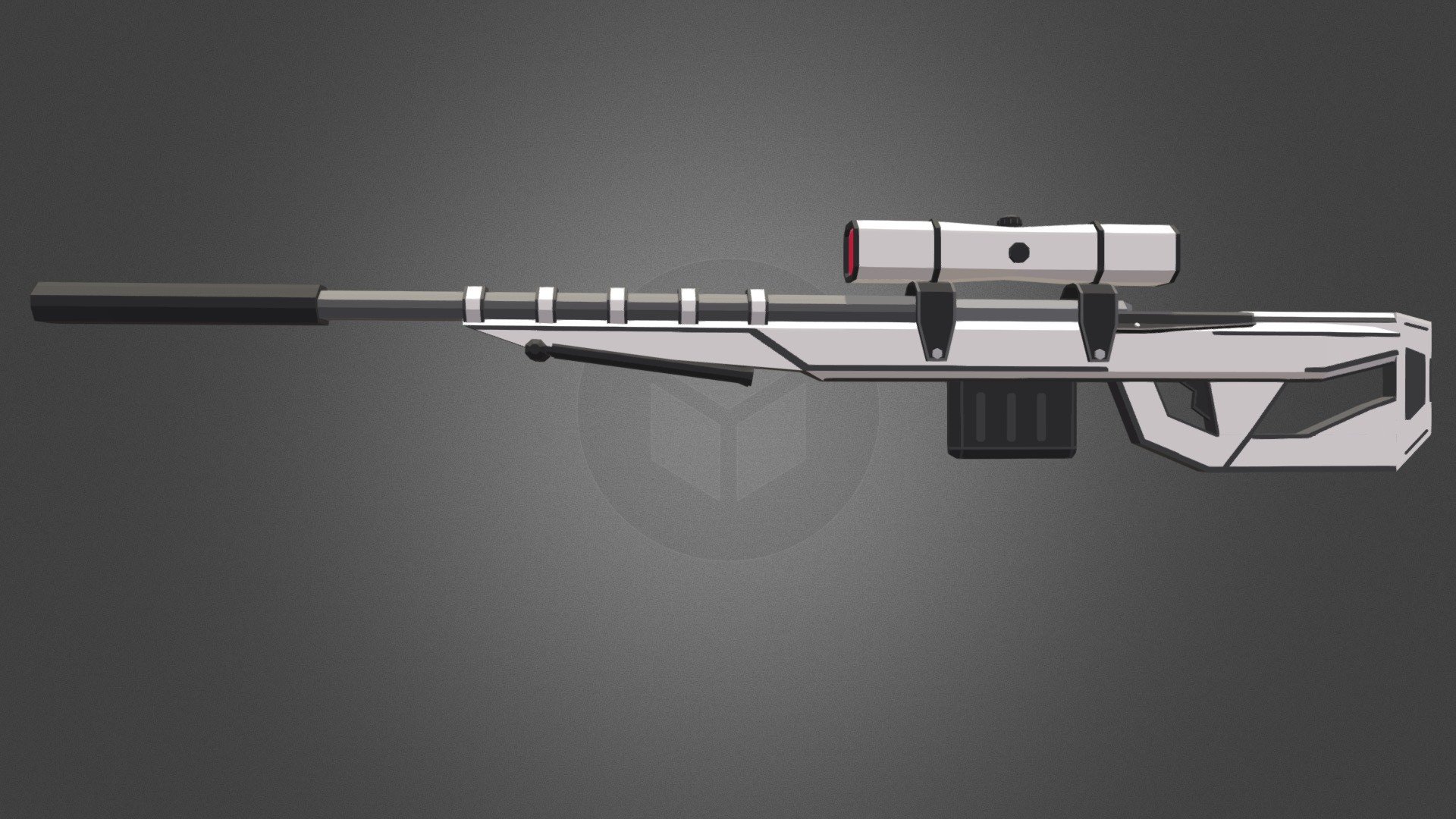 low-poly sniper rifle - Download Free 3D model by Fermit0 (@fermit04ka ...