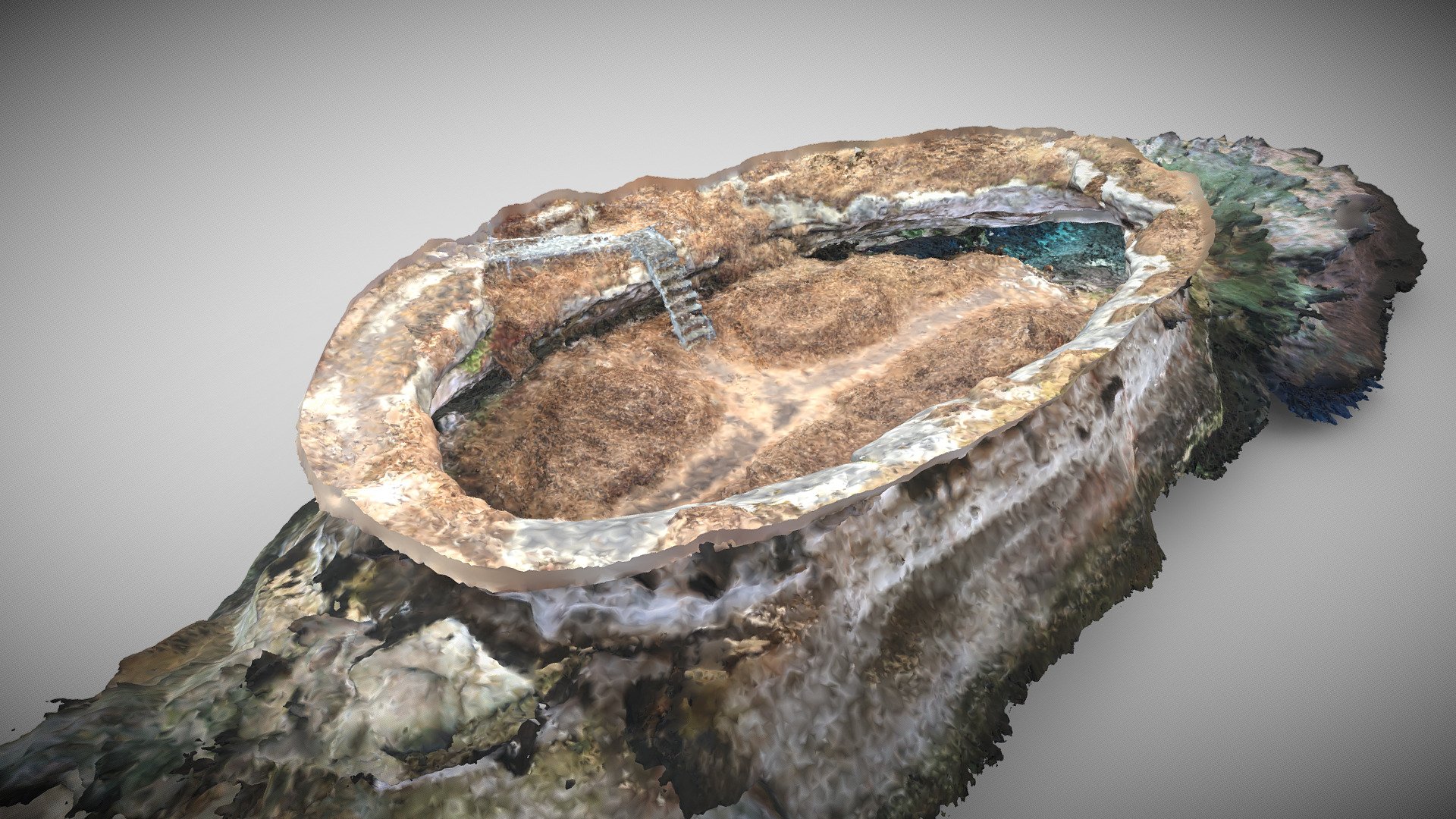 Green Waterhole / Fossil Cave, Mt Gambier - 3D model by UQ School of the Environment (@UQ_SEES ...
